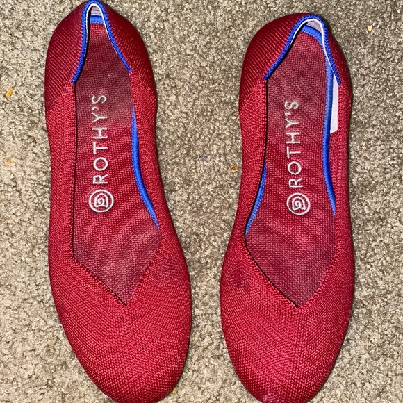 Rothy's | Shoes | Rothys Ruby Red Flats | Poshmark